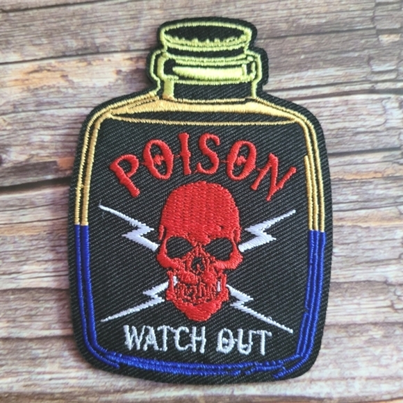 Accessories | Poison Watch Out Skull Death Punk Skater Grunge Goth ...